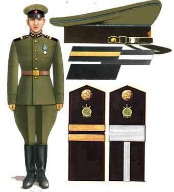 How the Soviet Army uniform 1955–1991 changed